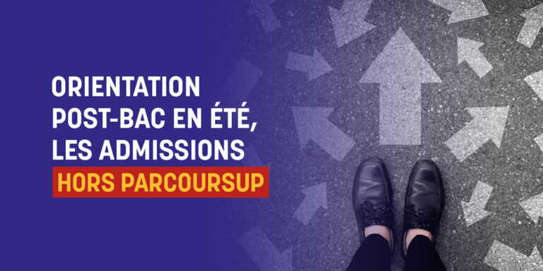 Orientation post-bac en été : les admissions hors Parcoursup - Institut F2I